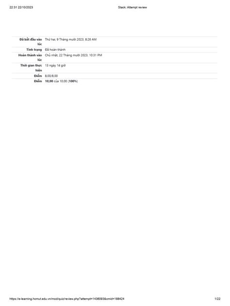 Stack Attempt Review Pdf