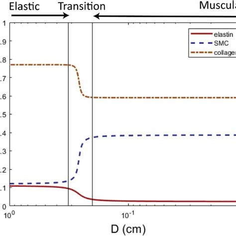 Prescribed Variable Mass Fractions Of The Wall Constituents Elastin Download Scientific