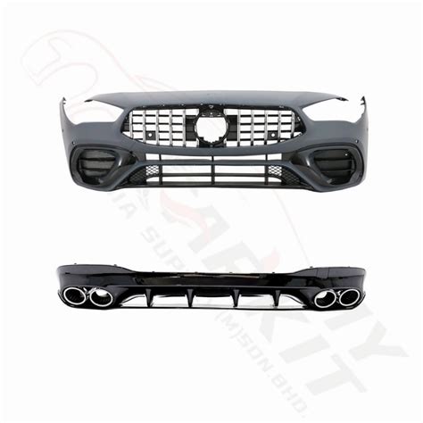 Mercedes Benz Cla Class W118 2020 Present Conversion Cla 45 Facelift Body Kit Bumper Kuala
