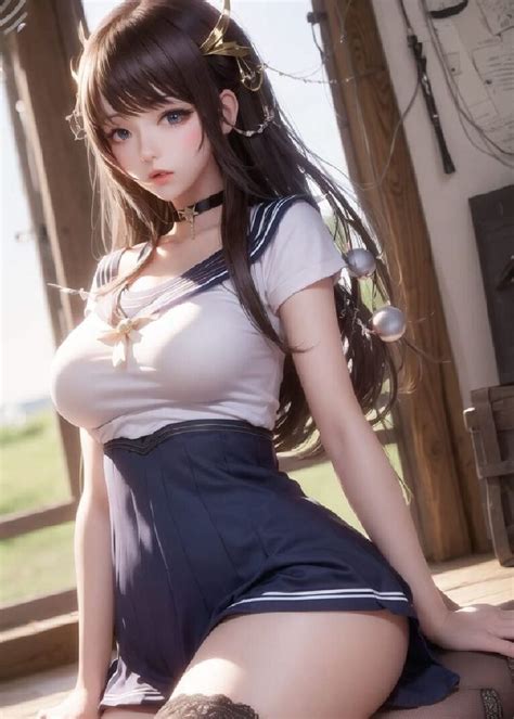 Gorgeous AI Generated Images Of Big Breasted Japanese School Modelsmagz