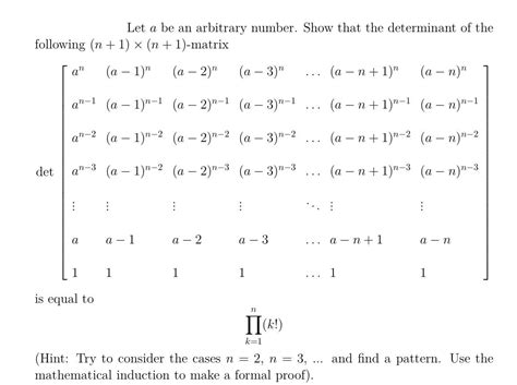 Solved Let A Be An Arbitrary Number Show That The