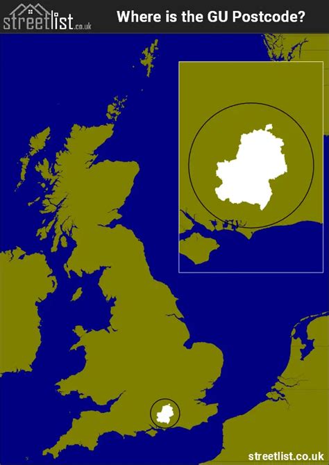 Gu Postcode Area Learn About The Guildford Postal Area