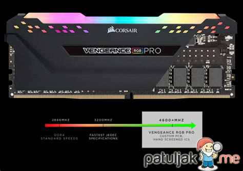 Ram Memorija Vengeance Rgb Pro 16gb 1 X 16gb Ddr4 Dram 3600mhz