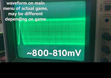 Dreamcast Oscilloscope Laser Adjustment Photo Baseline R Dreamcast