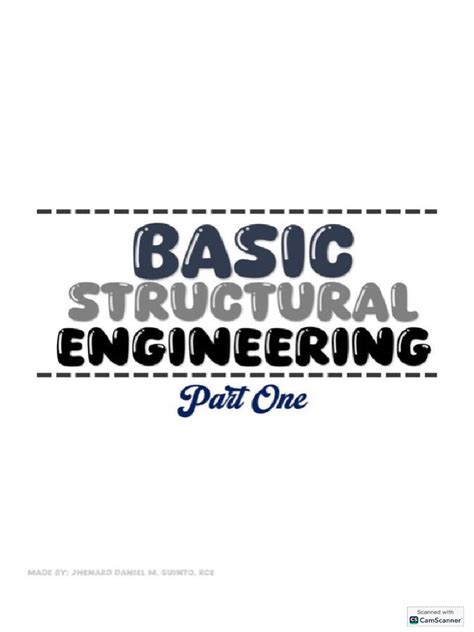 Basic Structural Engineering Formulas Pdf