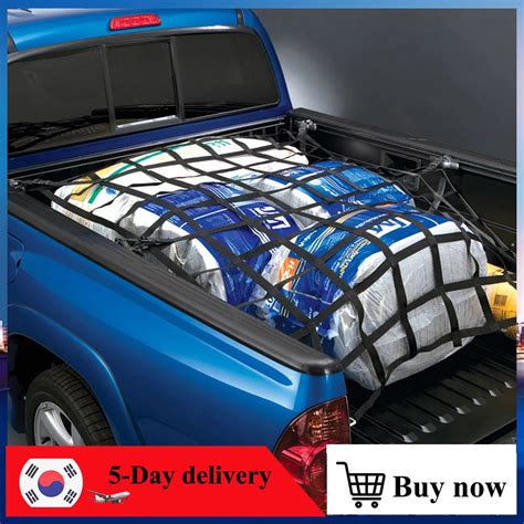 자동차 트렁크 루프탑 메쉬 화물 네트 무거운 화물 네트 트럭 트레일러 덤프스터 확장 메쉬 커버 수하물 네트 4 개의