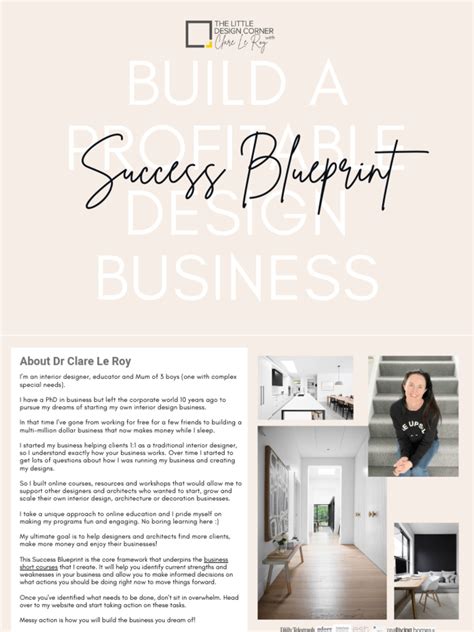 Success Blueprint Pdf Brand Pricing