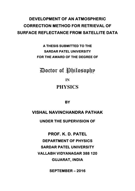 Pdf Development Of An Atmospheric Correction Method For Retrieval Of