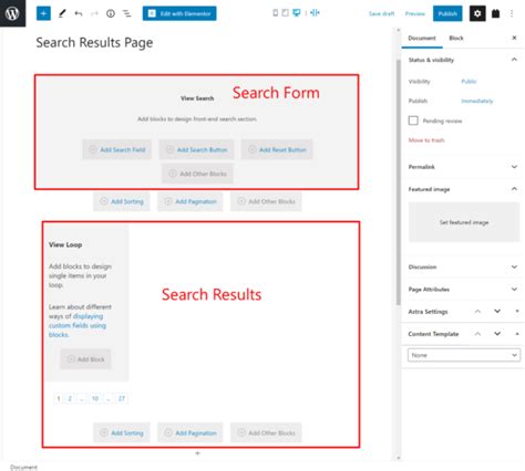 How To Filter Search Results In Wordpress With Toolset And Elementor