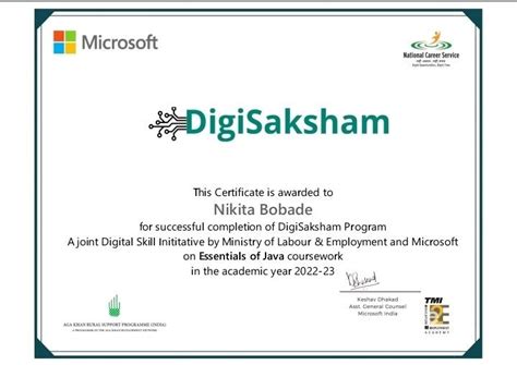 Nikita Bobade On Linkedin Grateful Javaprogramming Certificate