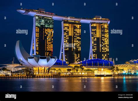 Marina Bay Sands Hotel Singapore Banque De Photographies Et Dimages à