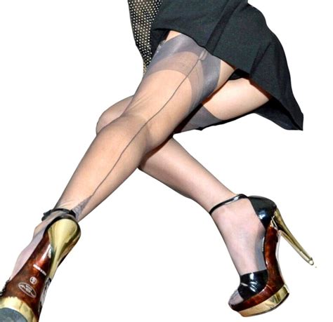 Ebec France Vintage Fully Fashioned Rht 15 Denier Sheer Nylon Stockings