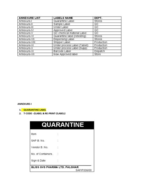 Barcode System Annexures Download Free Pdf Sap Se