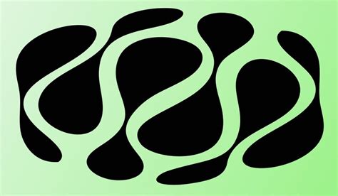 premium vector a green background with black lines and a black
