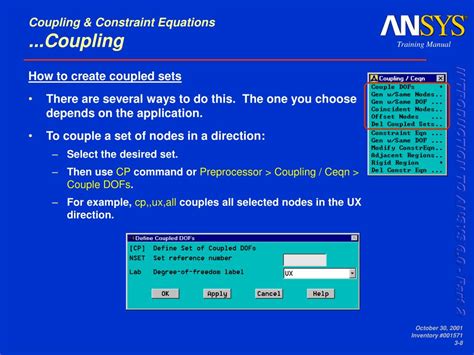 Ppt Coupling And Constraint Equations Powerpoint Presentation Free Download Id678796
