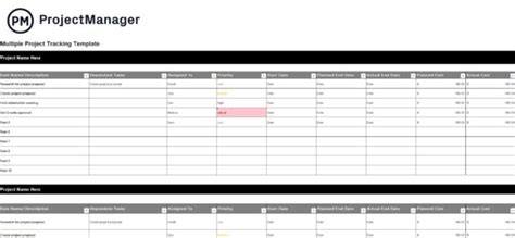 10 Free Project Portfolio Management Templates For Excel And Word