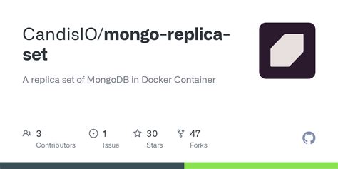 GitHub CandisIO Mongo Replica Set A Replica Set Of MongoDB In Docker Container