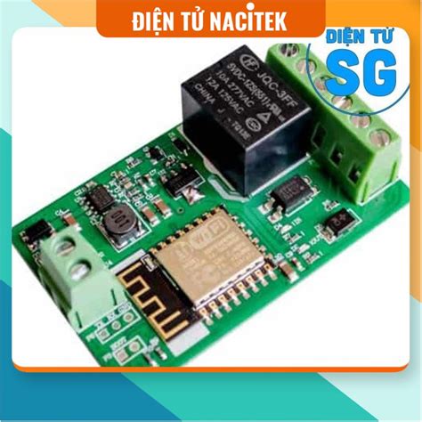 Nshop Mạch điều Khiển Wifi Relay Esp8266 V12 Bi6z Shopee Việt Nam