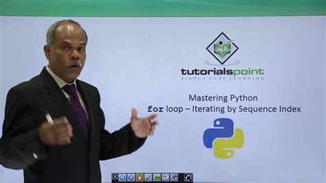 python for loop iterating by sequence index youtube