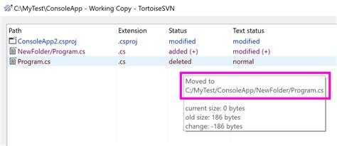 How To Properly Inform Svn About Files Moved Outside Of Svn Control In
