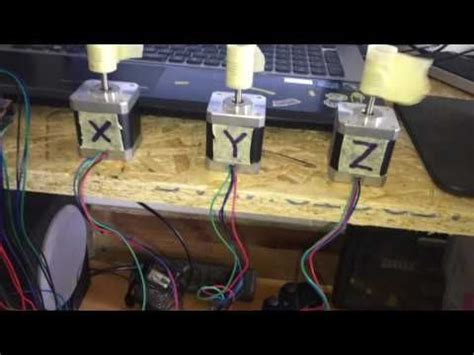 CNC Arduino Shield GRBL Universal Gcode Sender Stepper Motor YouTube Arduino Shield Arduino
