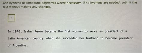 Answered Add Hyphens To Compound Adjectives Where Necessary If No