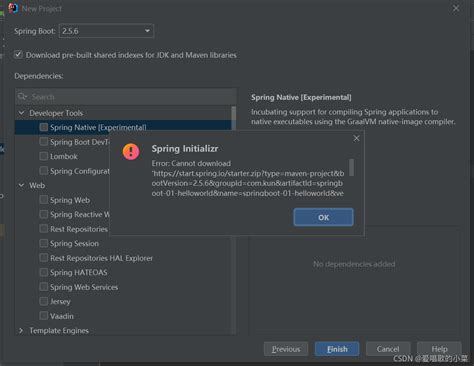 （已解决）idea创建springboot项目 Url 报错idea Server Url出现error Csdn博客
