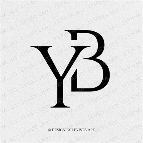 Yb Monogram Yb Initials Logo Letter Logo Design