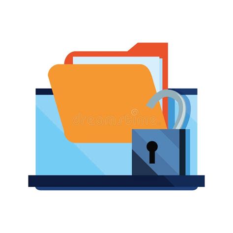 Cybersecurity Data Protection Stock Illustration Illustration Of Privacy Access 147557984