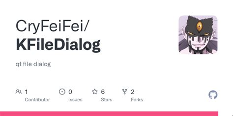 GitHub CryFeiFei KFileDialog Qt File Dialog