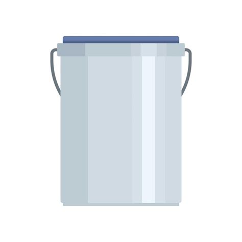 Premium Vector Garbage Bucket Icon Flat Illustration Of Garbage