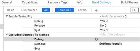 Xcode Copy Files To Bundle Depending On Active Configuration Stack