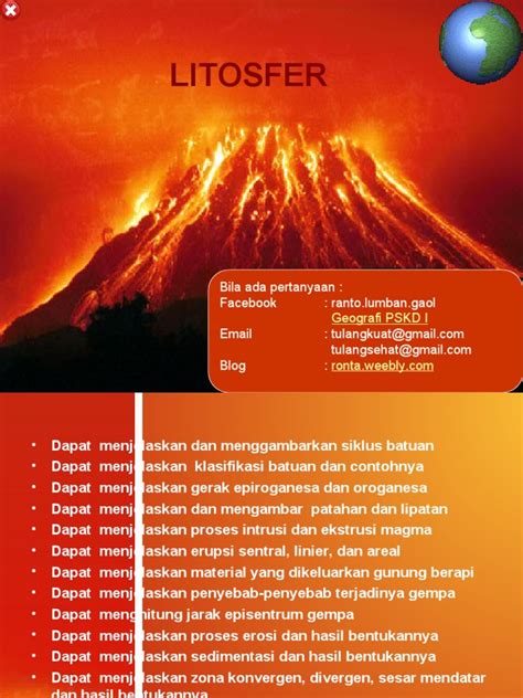 Litosfer Untuk Siswa Pskd 1 Pdf