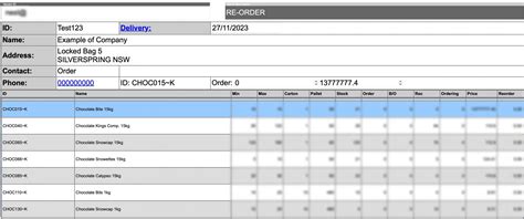 Re Order Custom Web Pack Example SapphireOne