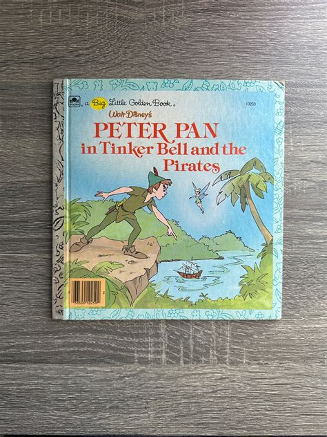 Walt Disneys Peter Pan In Tinkerbell And The Pirates A Big Etsy