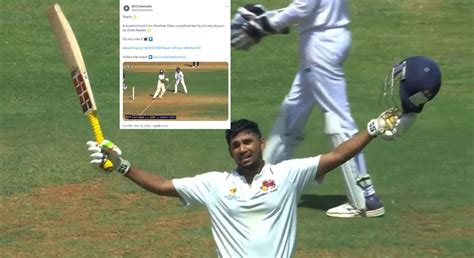 [watch] Vivek Razdans Poetry For Centurion Musheer Khan Goes Viral In Ranji Trophy Final