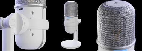 Hyperx Solocast White 3d Model Cgtrader