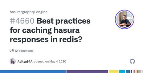 Best Practices For Caching Hasura Responses In Redis · Issue 4660