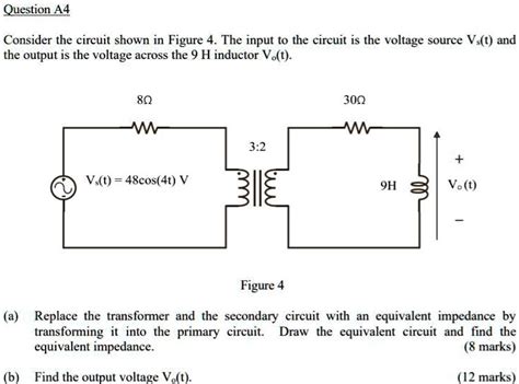 solved text question a4 consider the circuit shown in figure 4 the