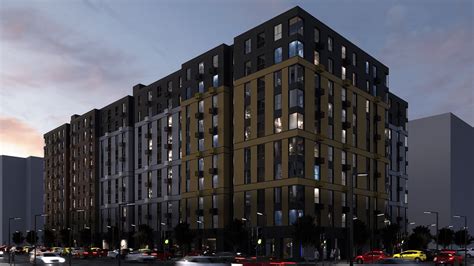 Residential Building Visualization Project Behance