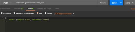 Rest How To Create New User In Quickblox Using Postman Stack Overflow