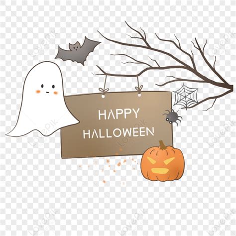 오렌지 레드 손으로 그려진 만화 할로윈 크리 에이 티브 테두리 할로윈 일러스트 테두리 일러스트 창조 일러스트 Png 일러스트 무료 다운로드 Lovepik