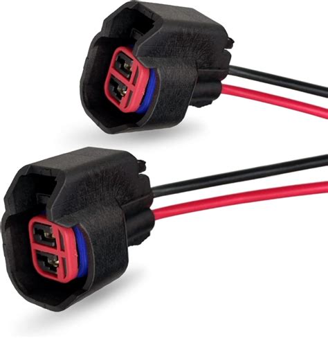 Yonput 2 Pcs Ev6 Ev14 Injector Connector With Wire