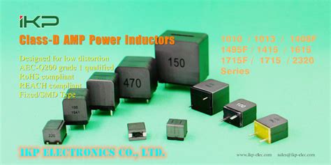 China Ikp Dp1415 Series 17a 60uh Shielded Class D Output Power