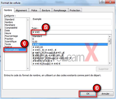 créer un format personnalisé excel waytolearnx