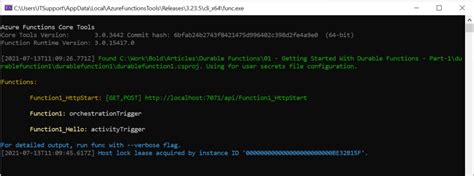 Durable Functions Patterns Async Apis