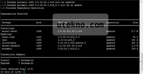 Cara Update Centos • Utekno