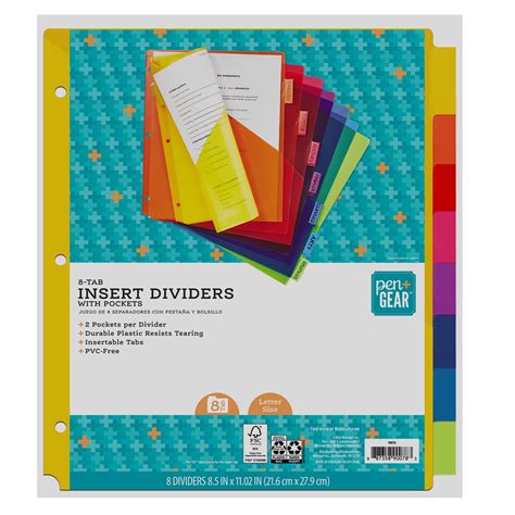 Binder Dividers With Pockets