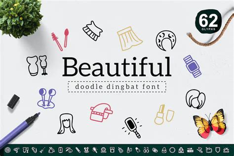 Beautiful Dingbat Font Dfonts