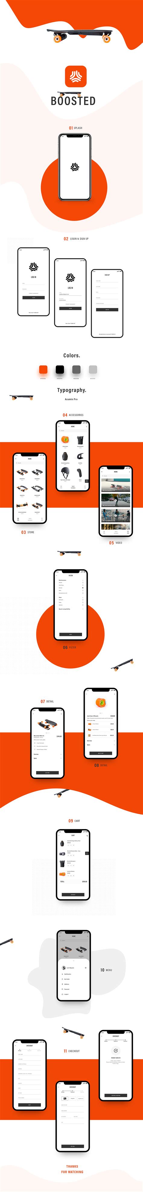 Boosted App Redesign Behance